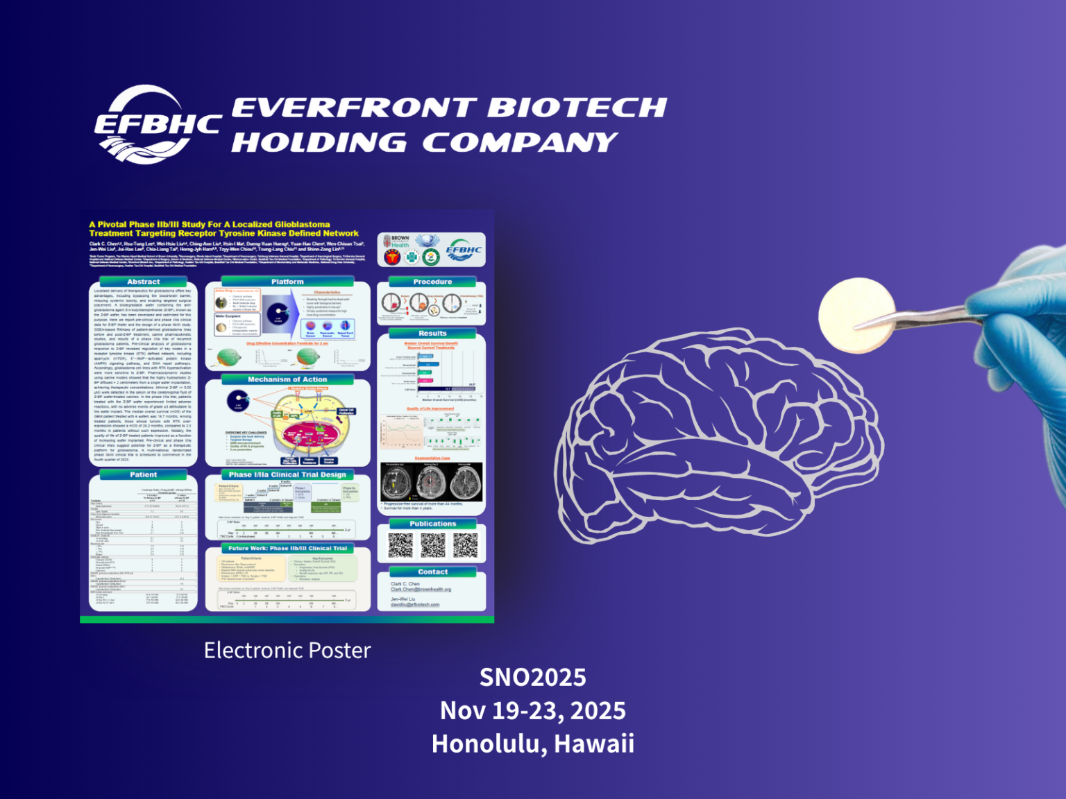 Everfront Biotech to Present Updated Cerebraca® Wafer Clinical Trial ...